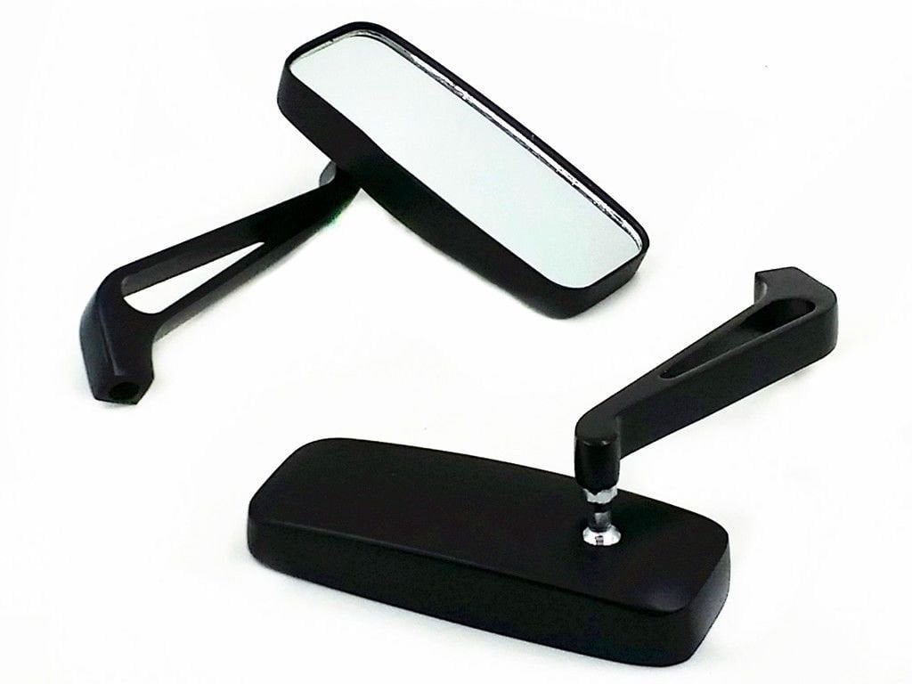 Motorcycle Rectangle Rearview Side Rear View Mirror for Harley Honda ...