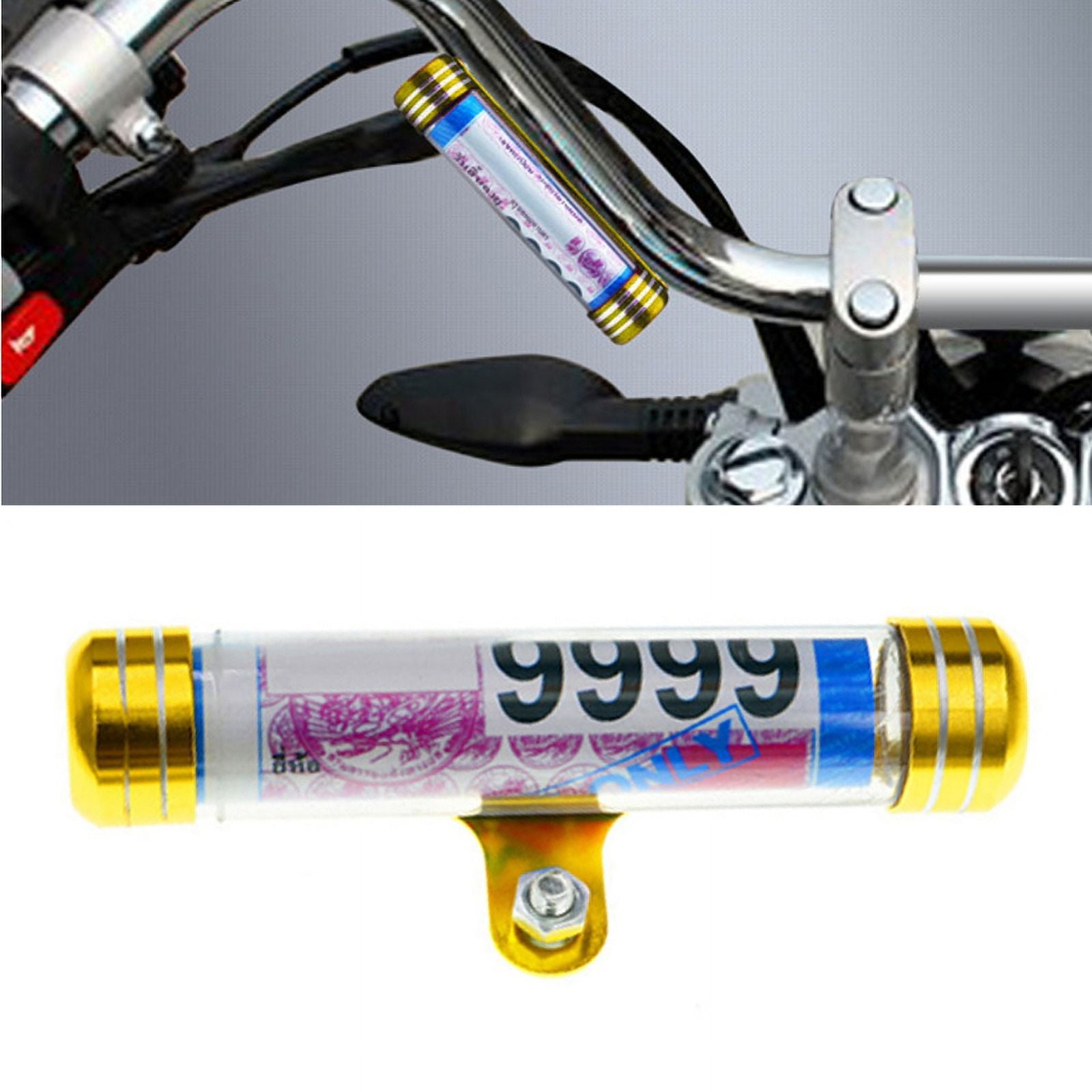 Motorcycle Registration Holder - Universal Waterproof Tax Disc Mount ...