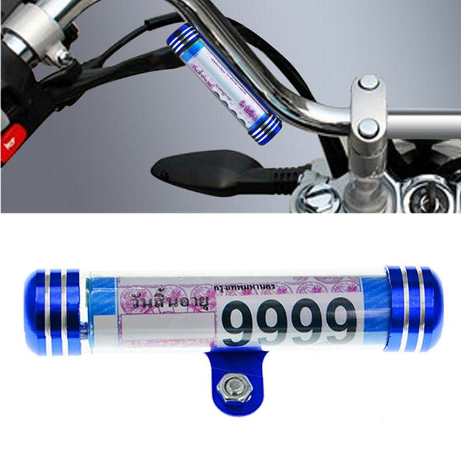 Motorcycle Registration Holder - Universal Waterproof Tax Disc Mount ...
