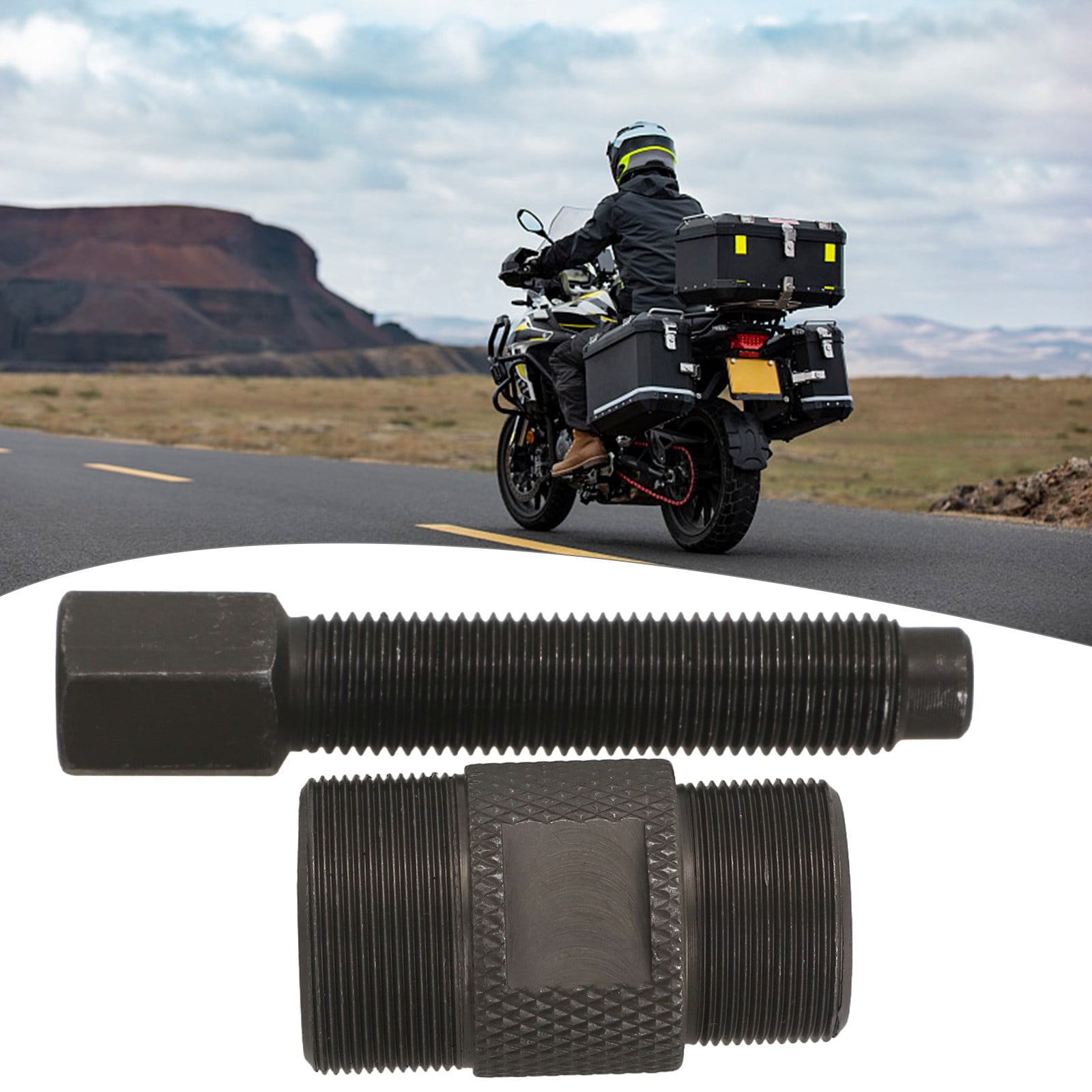 Motorcycle Repair Tool Flywheel Pull Rod Double End Motor Rotor Pull ...