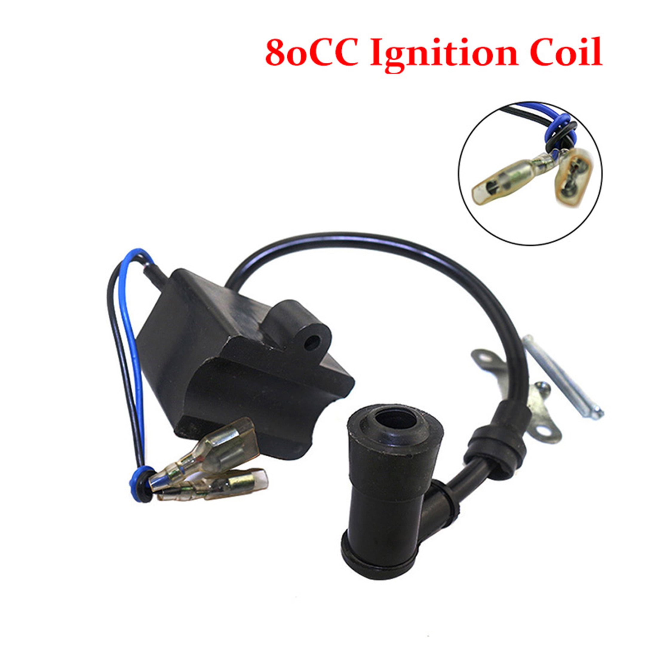 Motorcycle Replacement Parts 50cc 60cc 66cc 80cc CDI Ignition Coil 2 ...