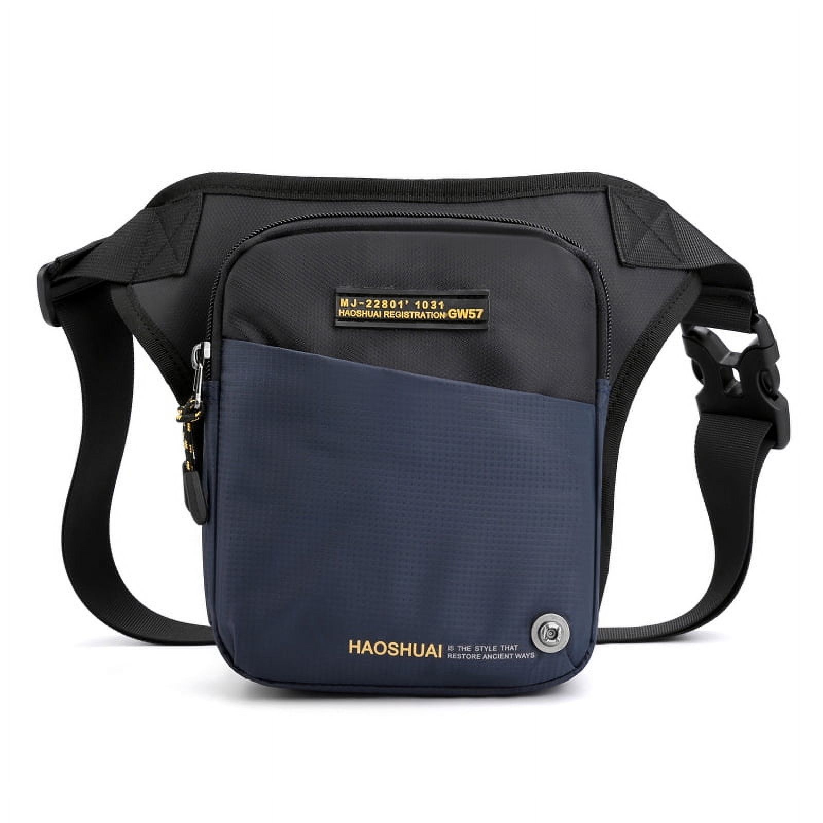 Motorcycle Rider Drop Leg Bag Waist Pack for Men Travel Assault Male ...