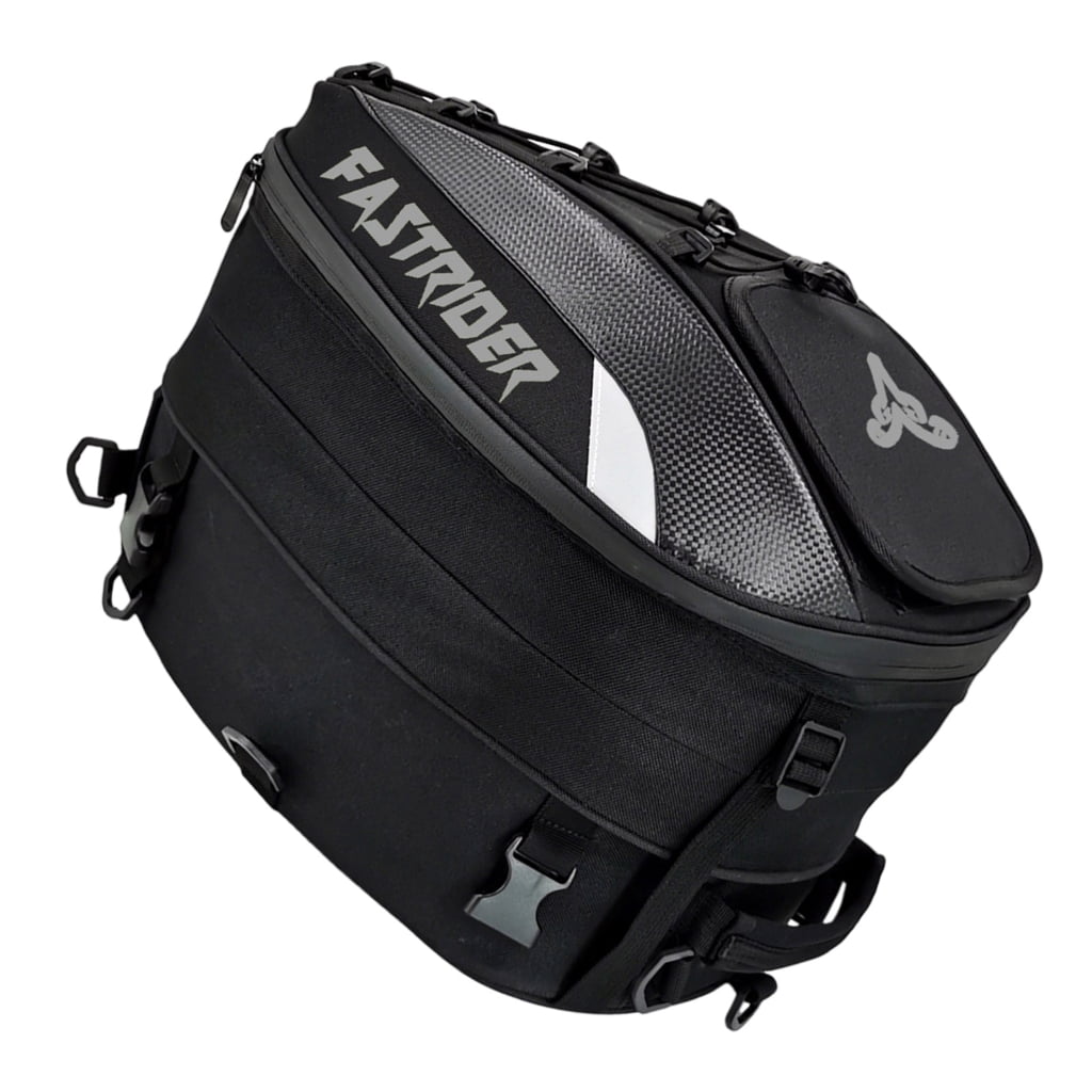 Motorcycle Riding Pack Multiuse Tail Bag Helmets Gear Organized Storage ...