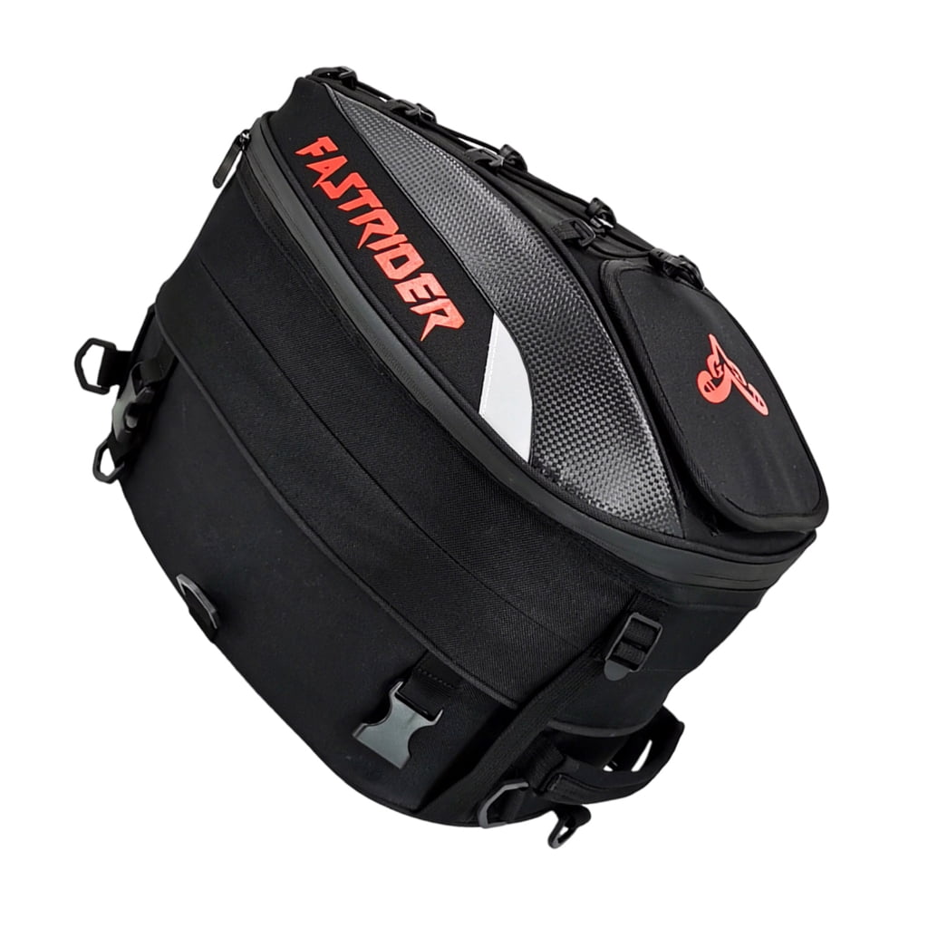 Motorcycle Riding Pack Multiuse Tail Bag Helmets Gear Organized Storage ...