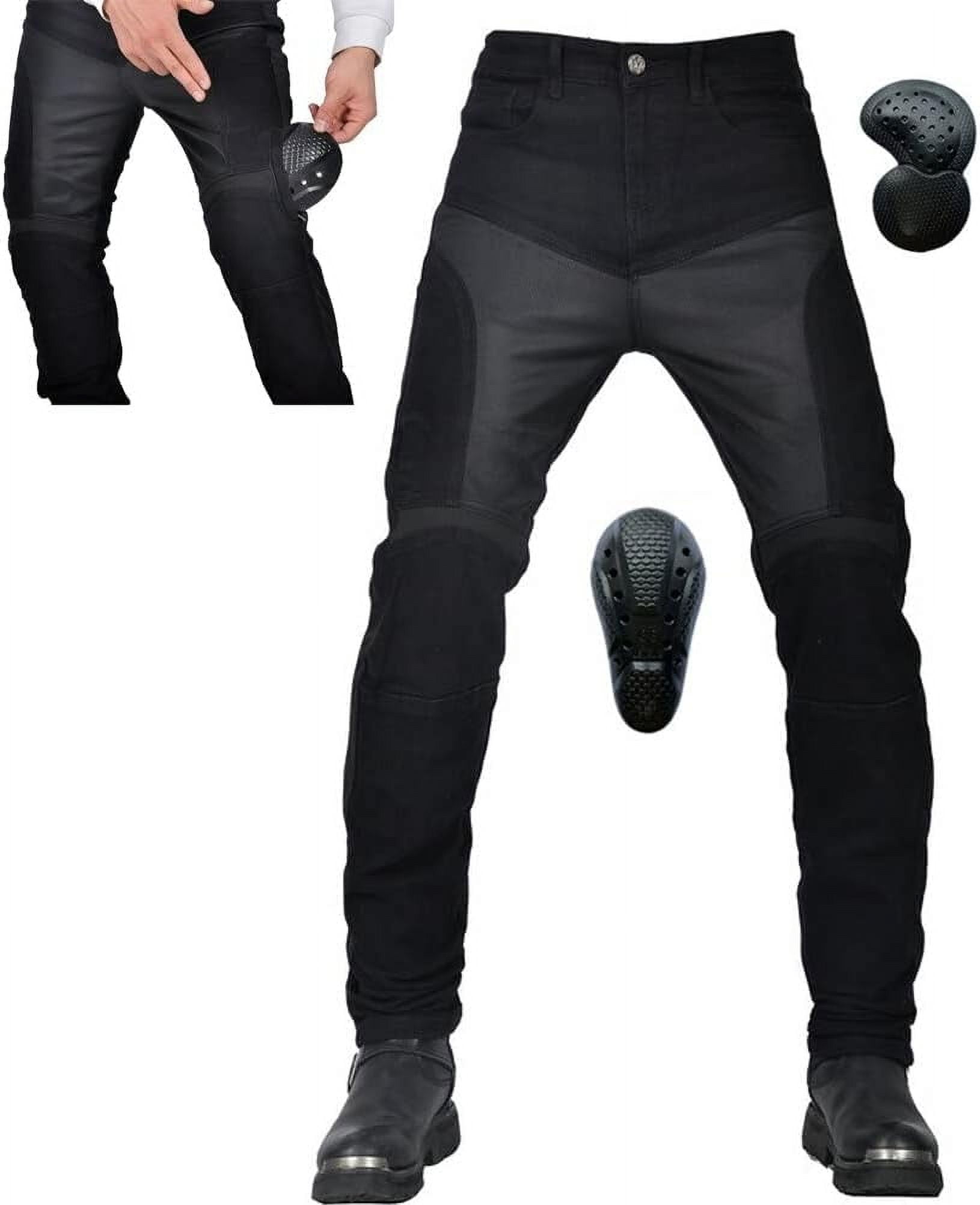 Motorcycle Riding Pants for Men Summer Mesh Motocross Racing Jeans with ...