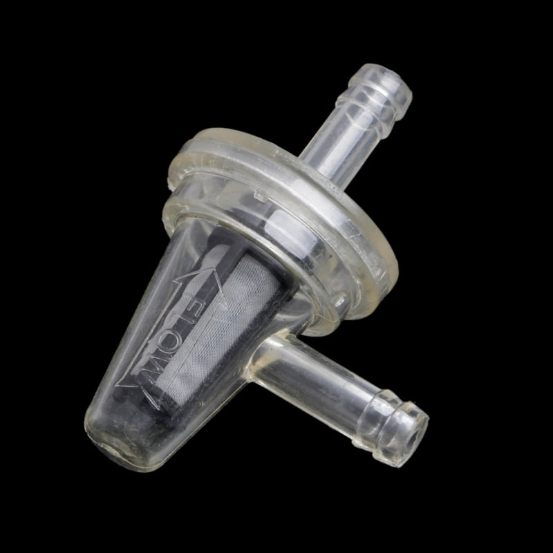 Motorcycle Right Angle Inline Fuel Filter 1x Universal 1/4"6mm Hoses ...