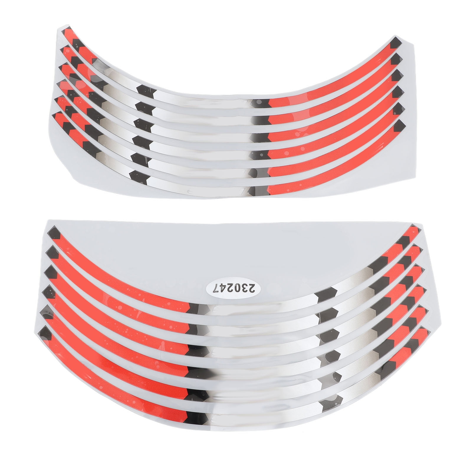 Motorcycle Rim Stickers Colorful Reflective Motorcycle Wheel Rim Stripe ...