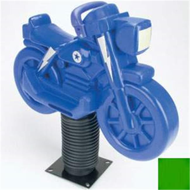 Motorcycle Roto Molded Spring Ride - Green - Walmart.com