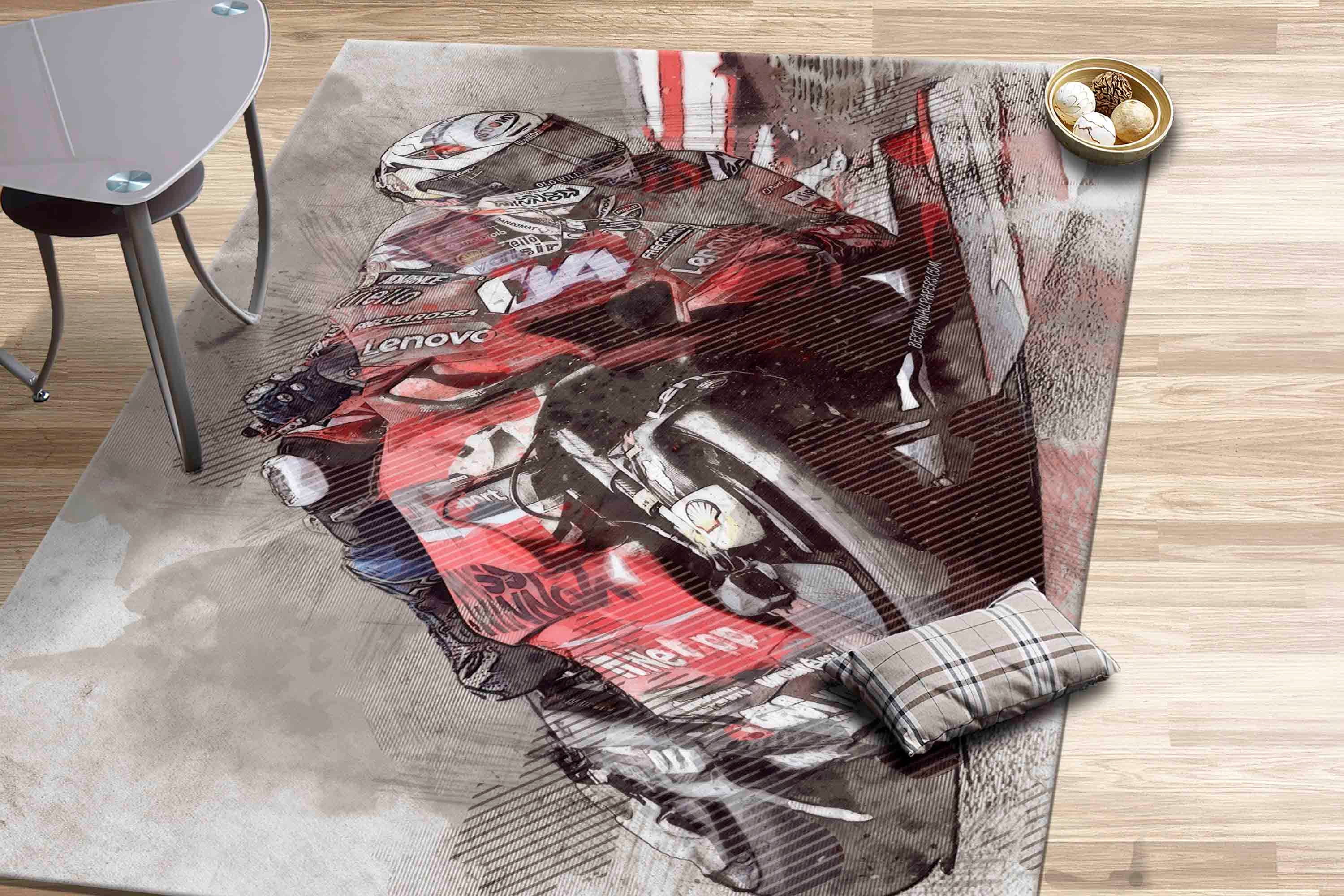 Motorcycle Rugs, Office Rugs, MotoGP Rug, Car Rug, Small Rug, Round Rug ...