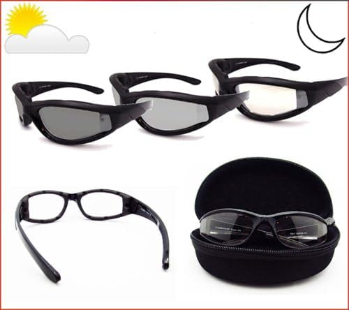 Motorcycle Safety Transitional Photochromic Riding Glasses Men Women ...