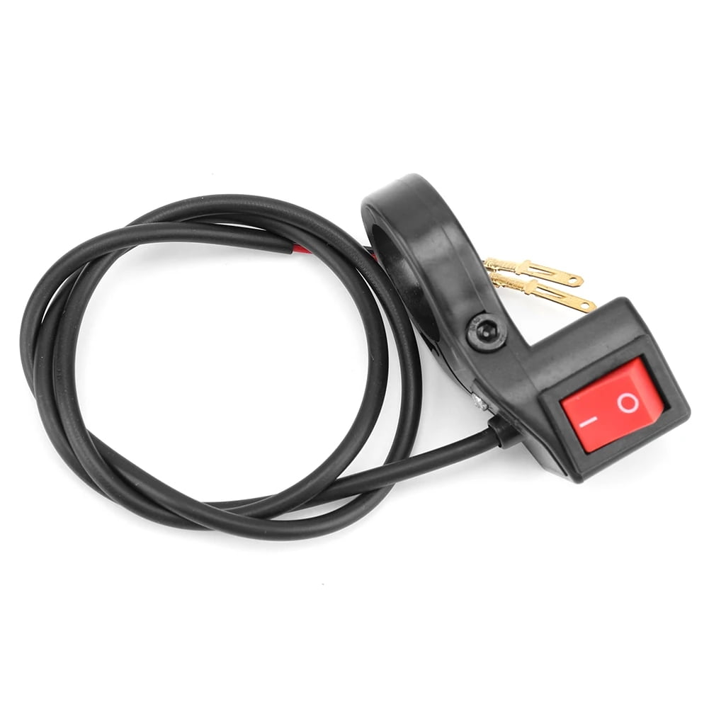 Motorcycle/Scooter Light Switch Handlebar Mounted Red On/Off ATV/Quad ...