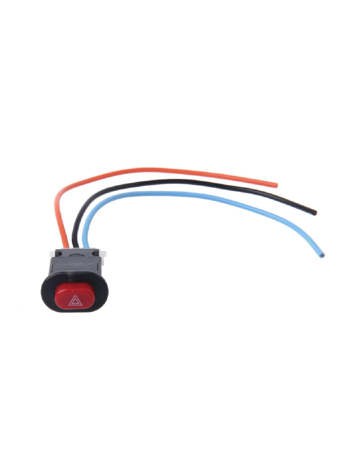 Motorcycle Scooter ON-OFF Hazard Light Switch Emergency Warning Flasher ...