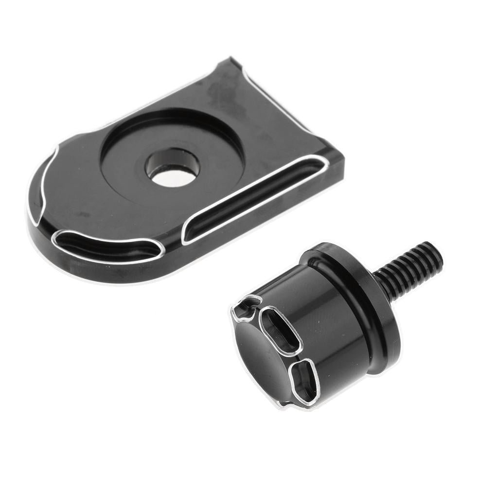 Motorcycle Seat Tab Screw Mount Knob Cover For FXDL Black - Walmart.com