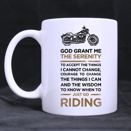 Motorcycle Serenity?Coffee?Mug,Ceramic?Material?Mugs,Tea?Cup,White?11oz ...