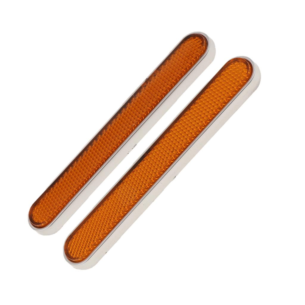 Motorcycle Side Reflector Fits , Pair Front Fork Leg Reflectors Side ...