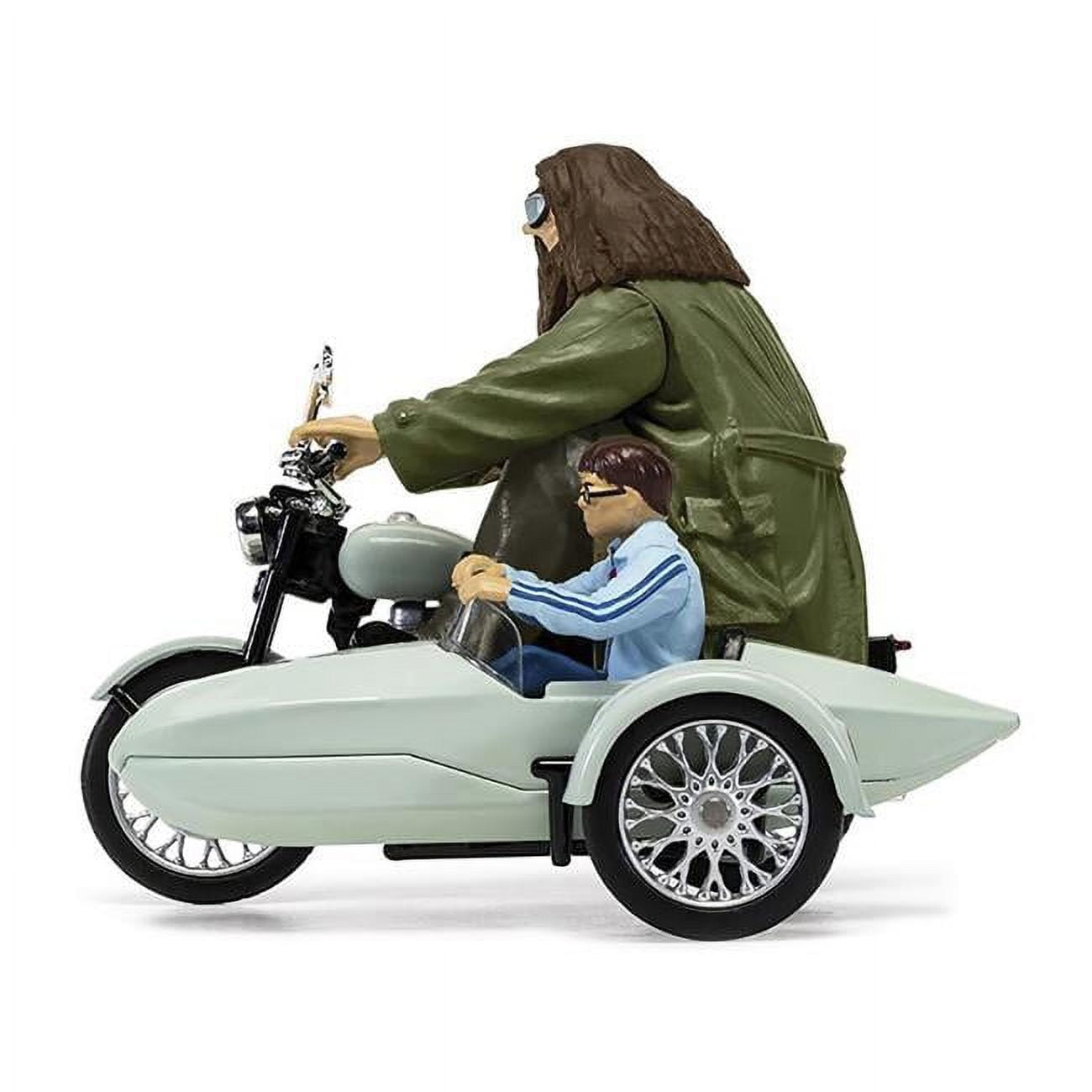 Motorcycle & Sidecar Light Green with Harry & Hagrid Figures Harry ...