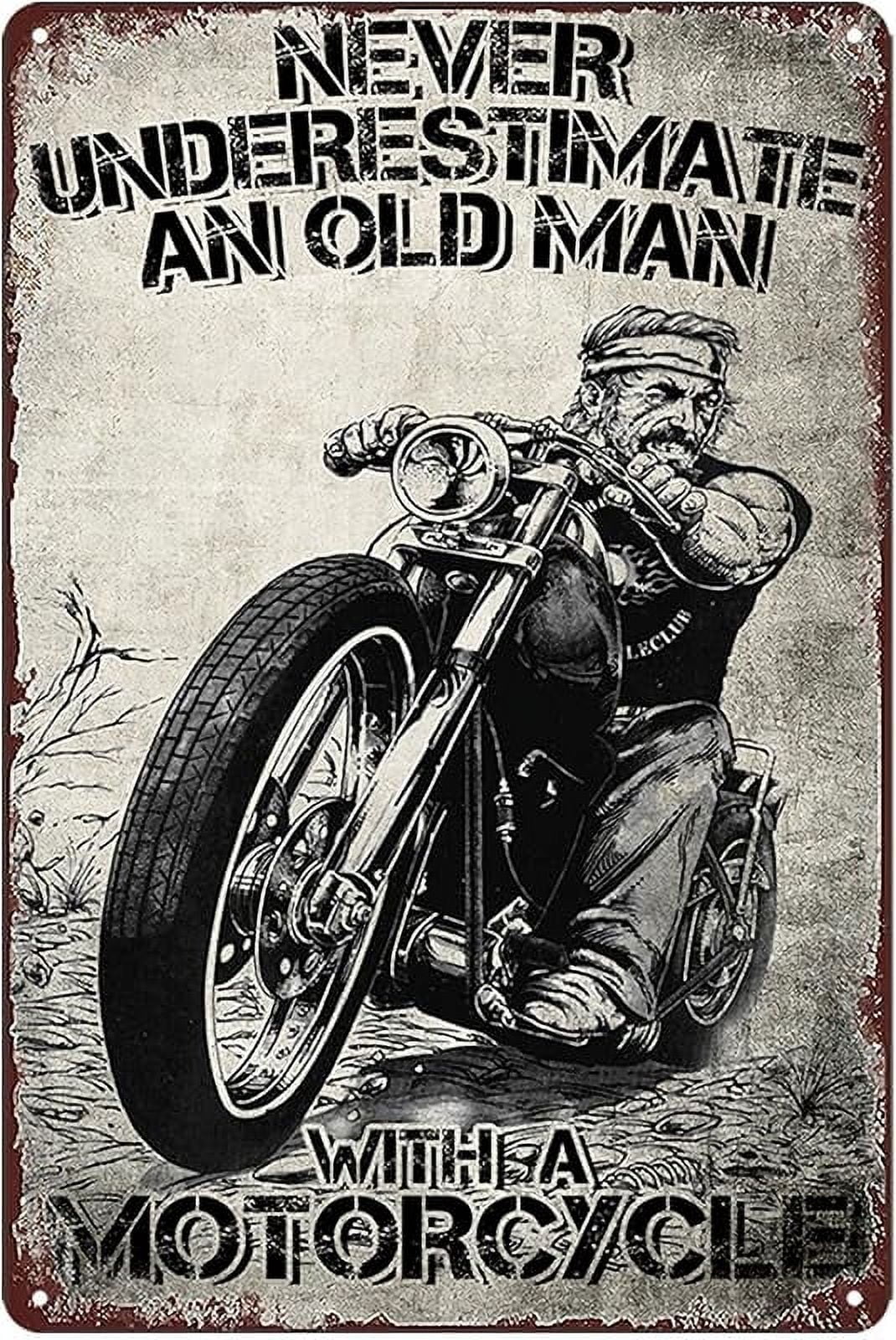 Motorcycle Signs Motorcycle Gifts For Men Metal Motorcycle Art Wall ...