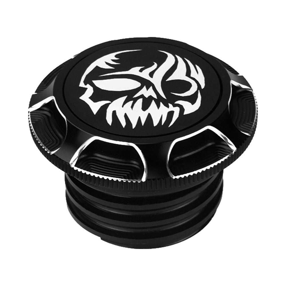 Motorcycle Skull Fuel Gas Tank Decorative Oil Cap Fit For Harley ...