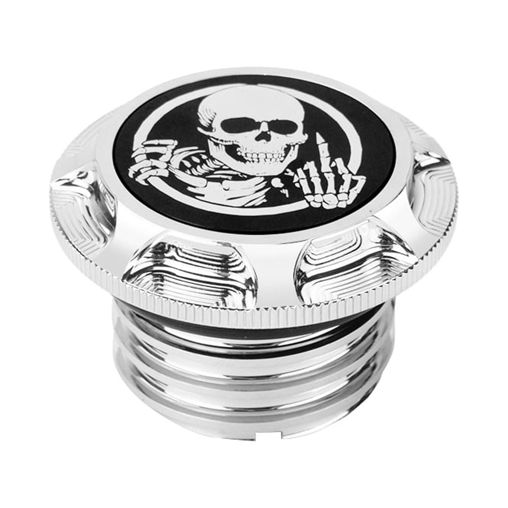 Motorcycle Skull Fuel Gas Tank Decorative Oil Cap Fit For Harley ...