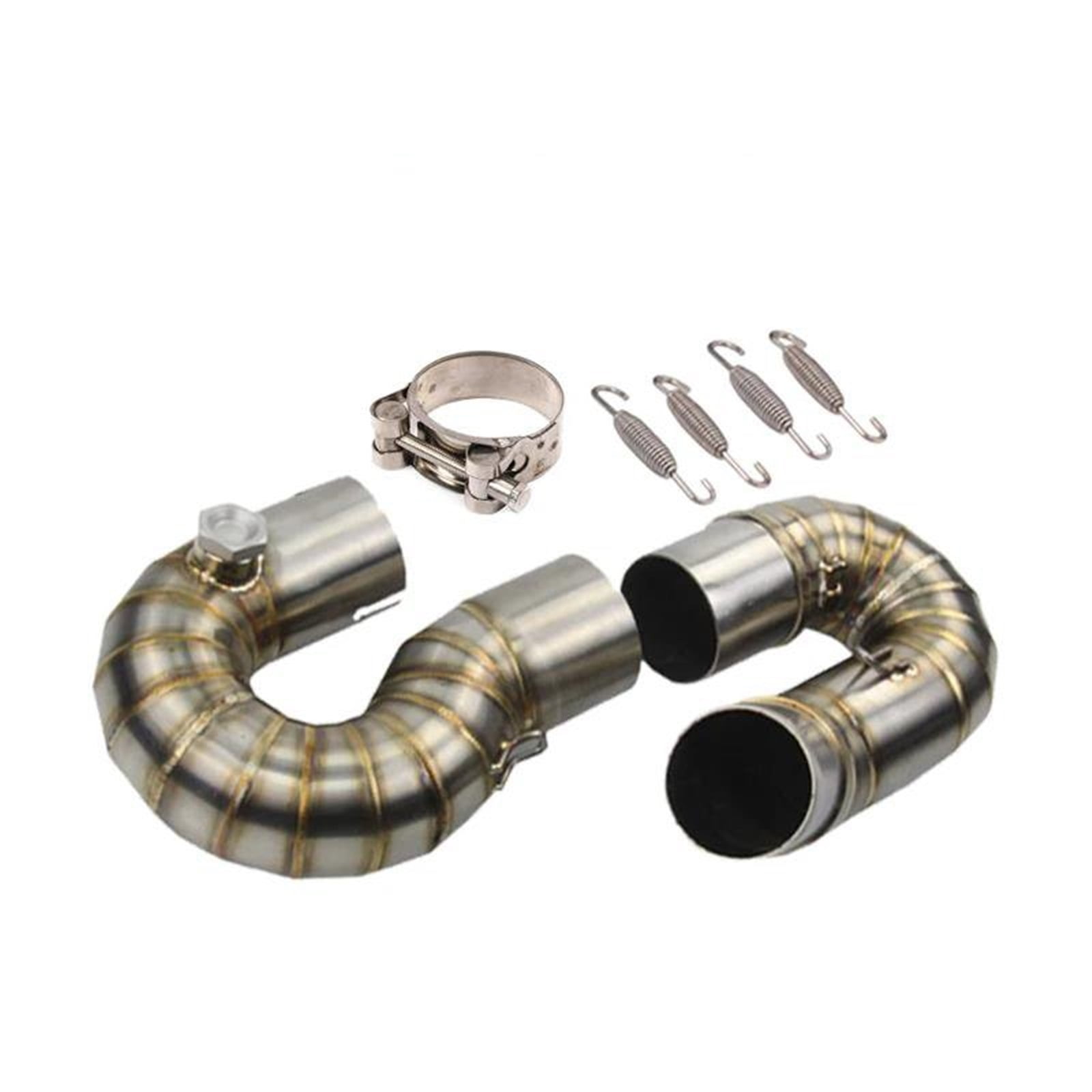 Motorcycle Slip On Exhaust Pipe Modified Middle Link Pipe Exhaust ...
