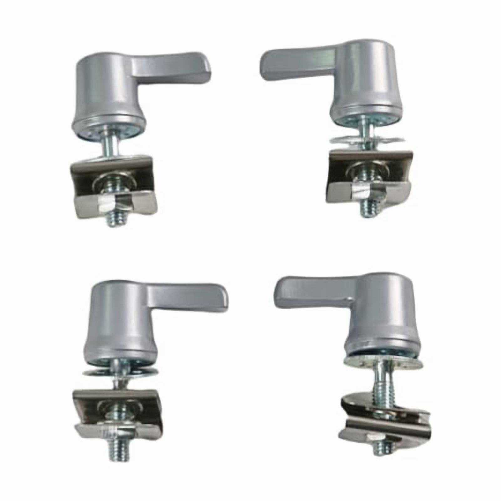 Motorcycle Sliver Saddlebag Lever Lock Bolts Nuts Mounting Kit for ...