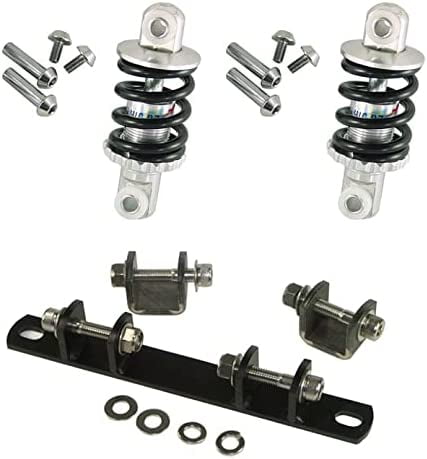 Motorcycle Solo Seat Dual Shock Mounting Bracket WITH TWO 5" Shock ...