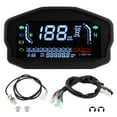 Motorcycle Speedmeter Fuel Level Gauge Refit LCD Instrument for 1/2/4 ...
