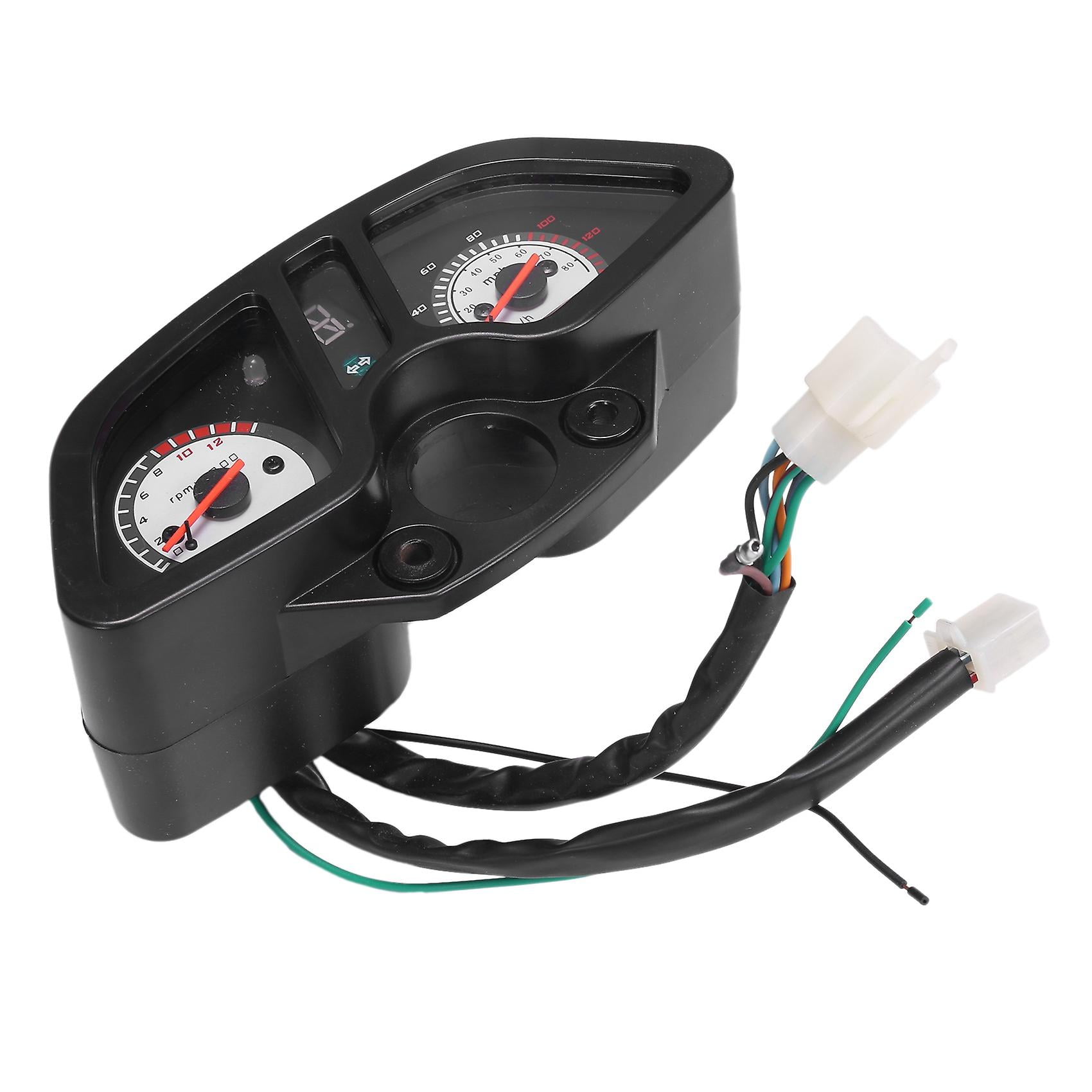 Motorcycle Speedometer Gear Gauge Tachometer for Qm200Gy II QM200GY III ...