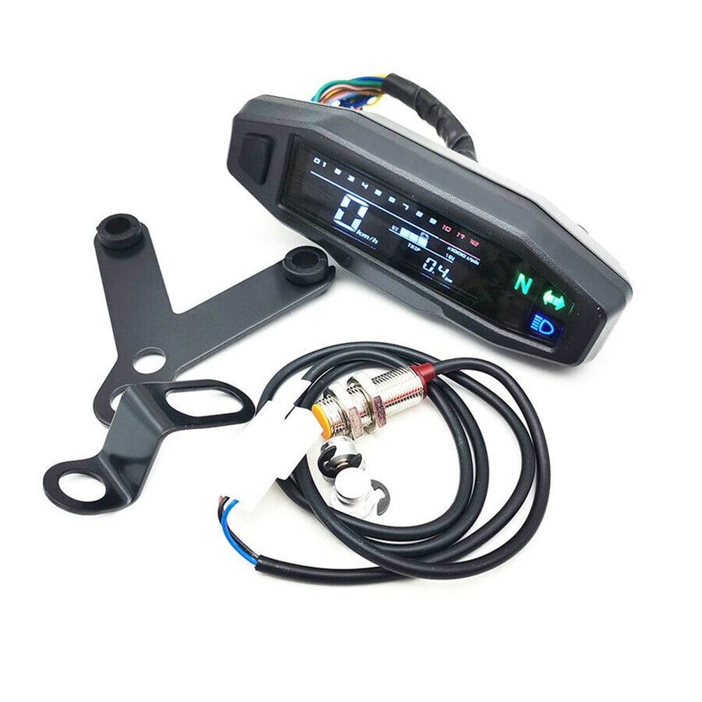 Motorcycle Speedometer Mini Meter 1 SET 199km/h Carburetor Meter ...