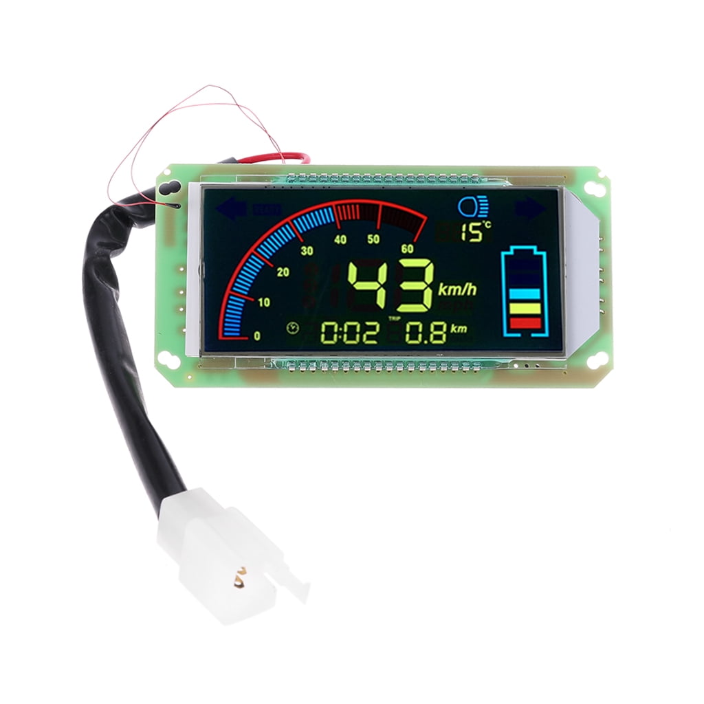 Motorcycle SpeedometerGauge Mini Universal LED Motorcycle Meter ...