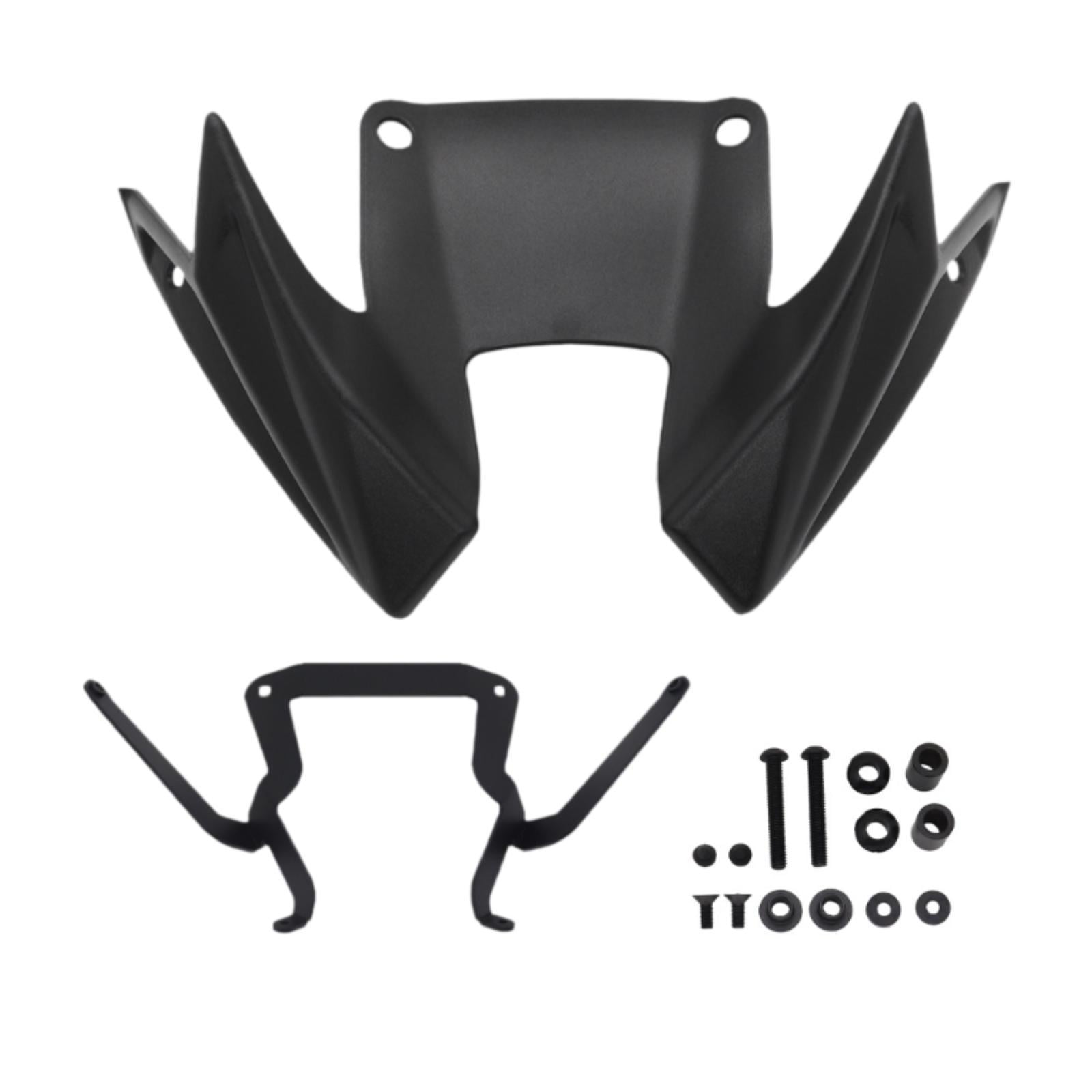 Motorcycle Spoiler Aerodynamic Wing Downforce Kit Improves High Speed ...