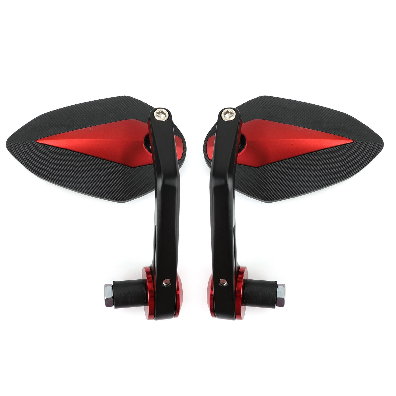 Motorcycle Sportbike 7/8" Handle Bar End Mirrors For Yamaha R1 YZF R6 ...