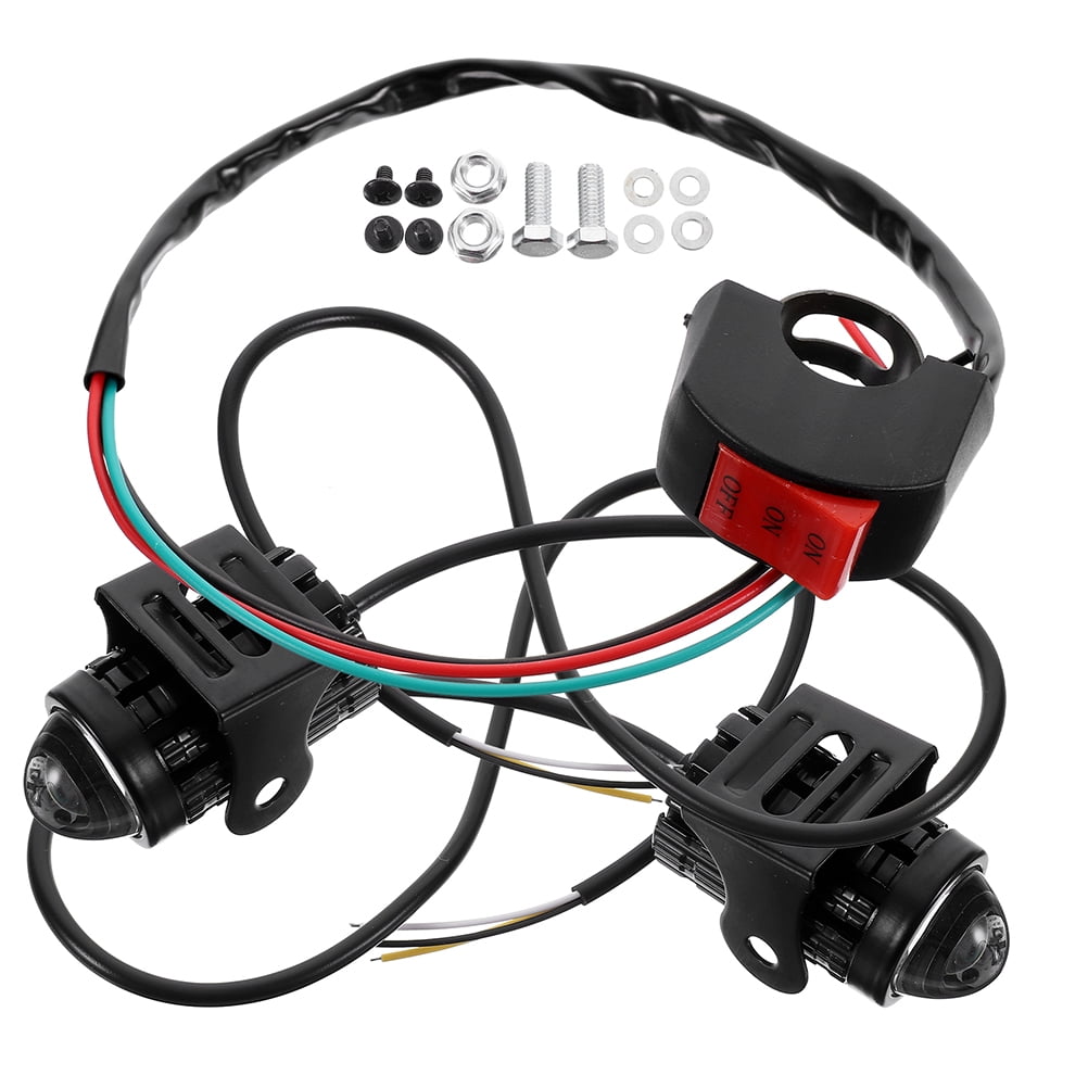 Phenofice LED Motorcycle Bulb Black Aluminum Weather-Resistant ...