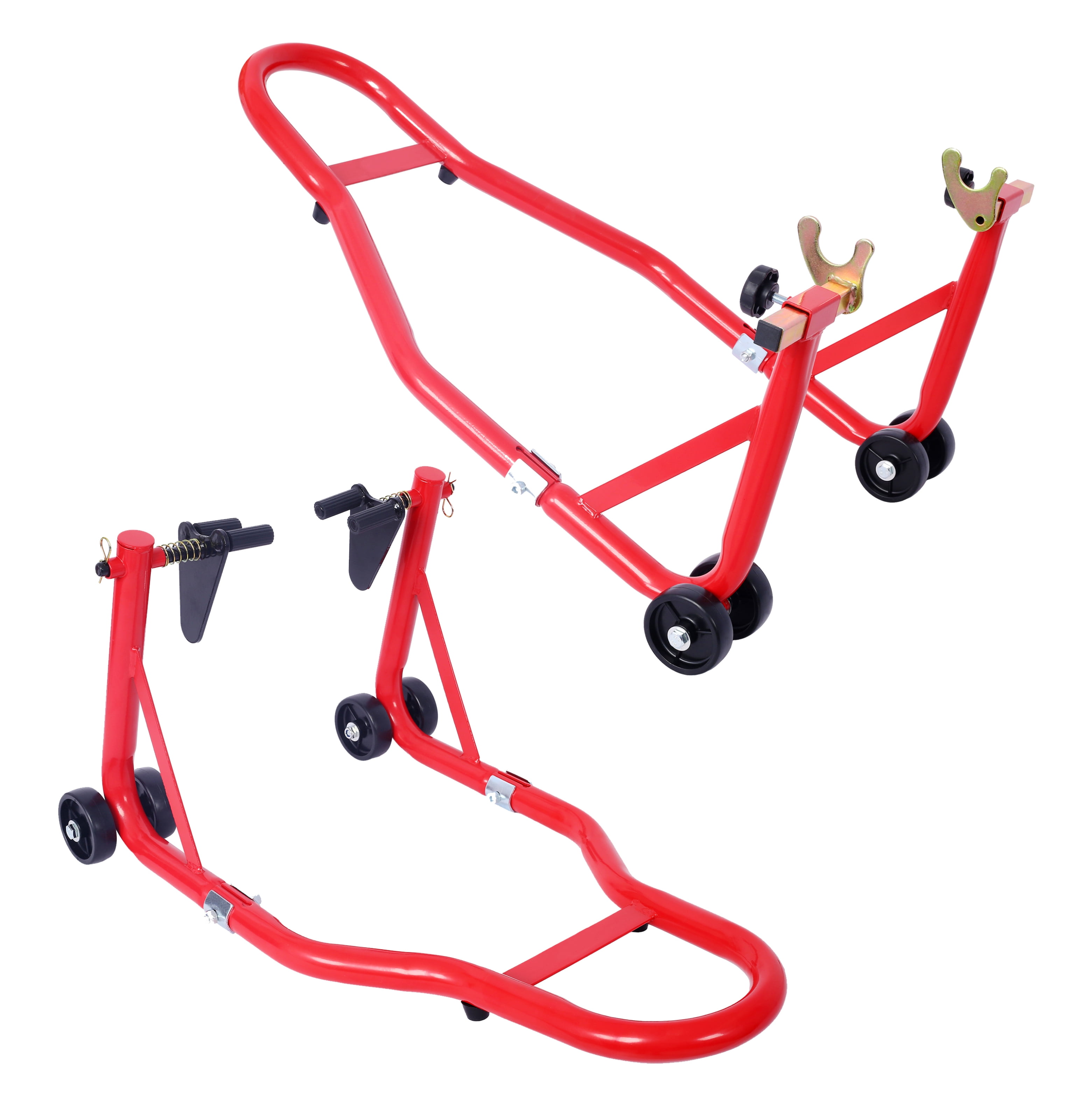 Motorcycle Stand 1000LB Sport Bike Front and Rear Wheel Lift Swingarm ...