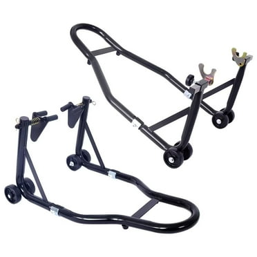 Grand Pitstop Universal Steel Motorcycle Wheel Roller Stand for Dirt ...