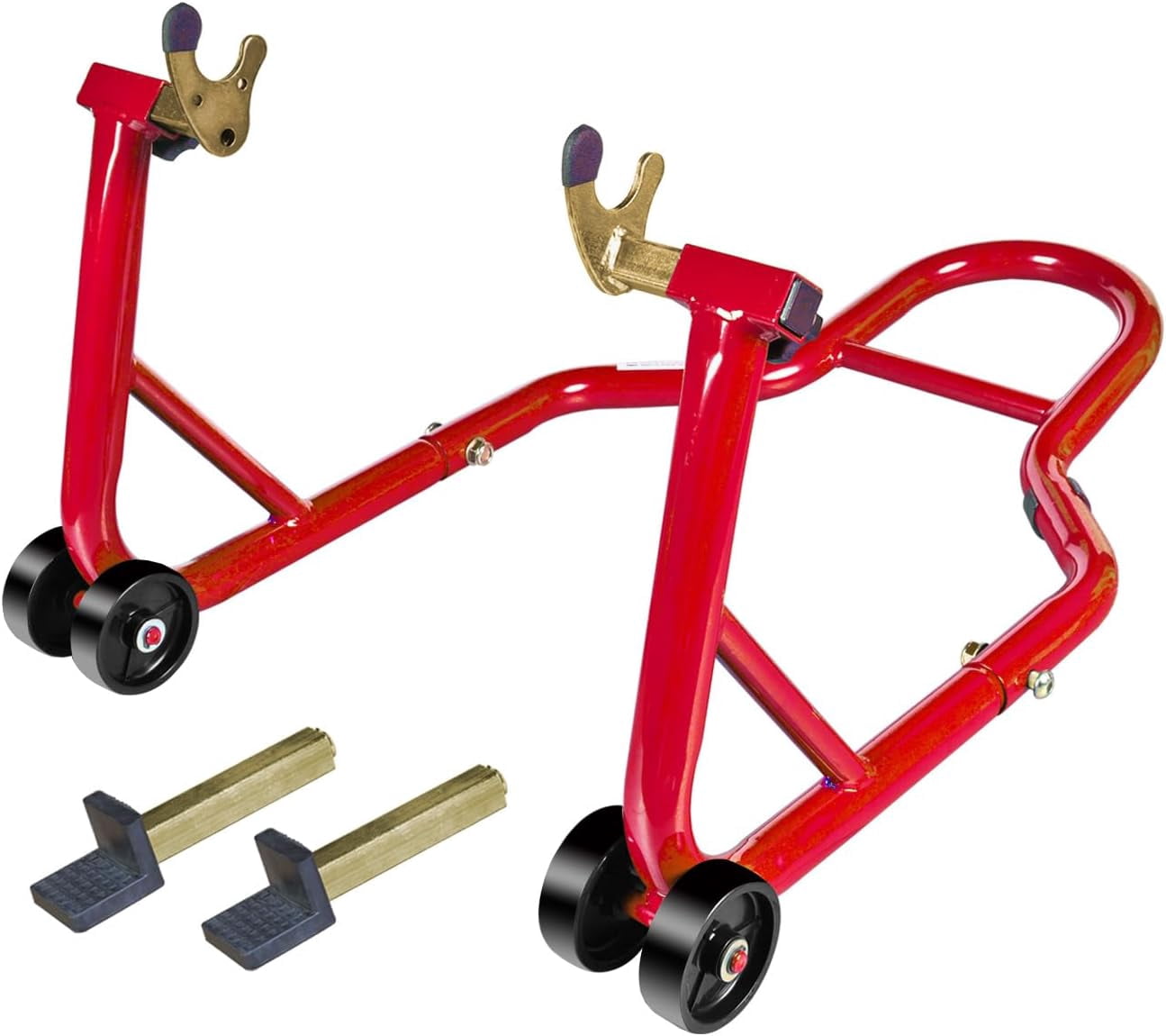 Motorcycle Stand Front and Rear Combo Wheel Lift Stands, 500Lbs ...