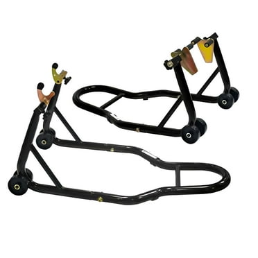 ARTMAN Motorcycle Front & Rear Stand 880 lbs,Universal Paddock Lift ...