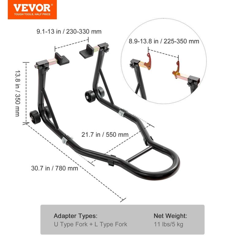 Motorcycle Stand Lift, 850lbs Front Rear Combo Stand Lift Stand, Front ...