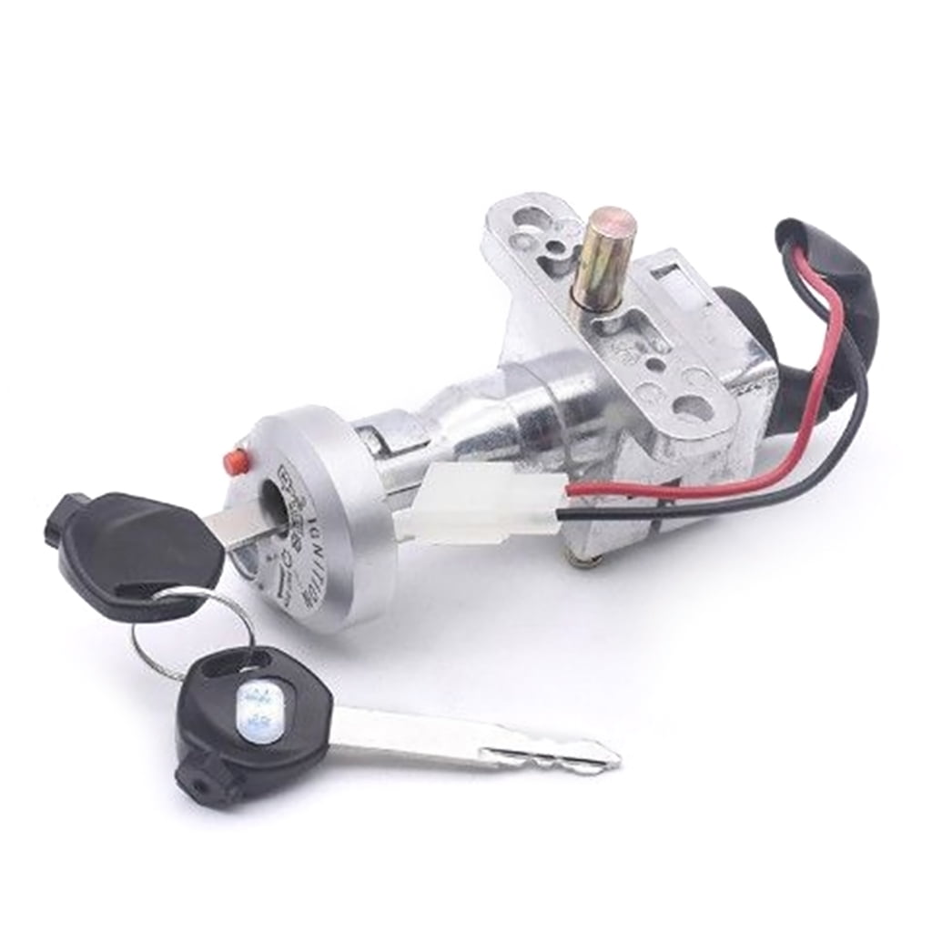 Motorcycle Starter Switch Lock Key Set Replacement Start Ignition ...