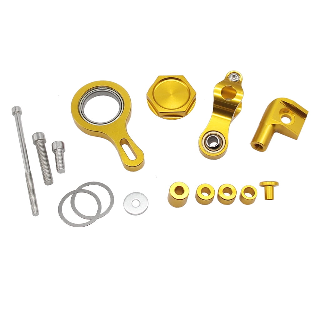 Motorcycle Steering Stabilizer Damper Mounting Bracket Kit Modification ...