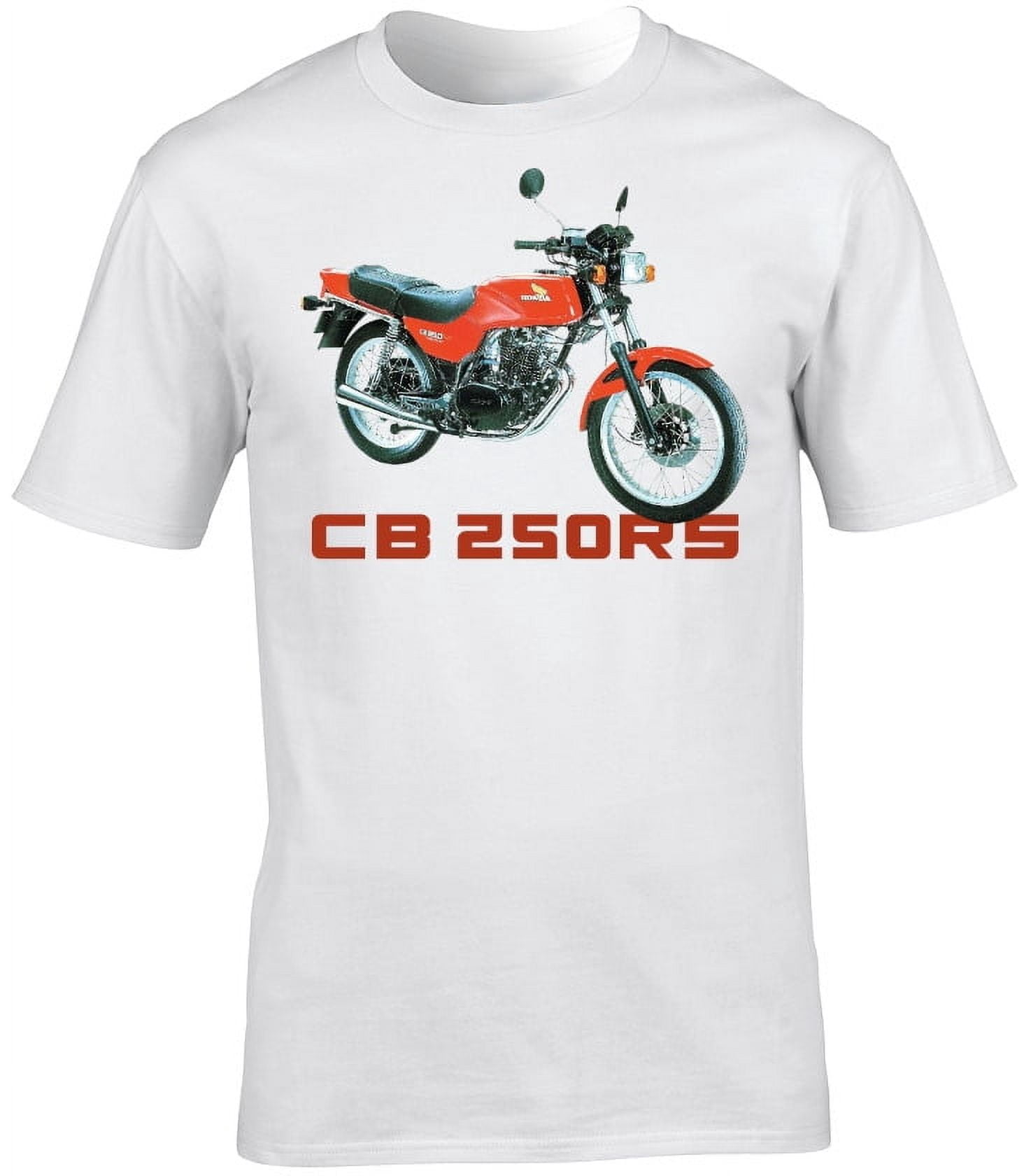Motorcycle T-Shirt CB 250RS Motorbike Biker Short Sleeve Crew Neck ...