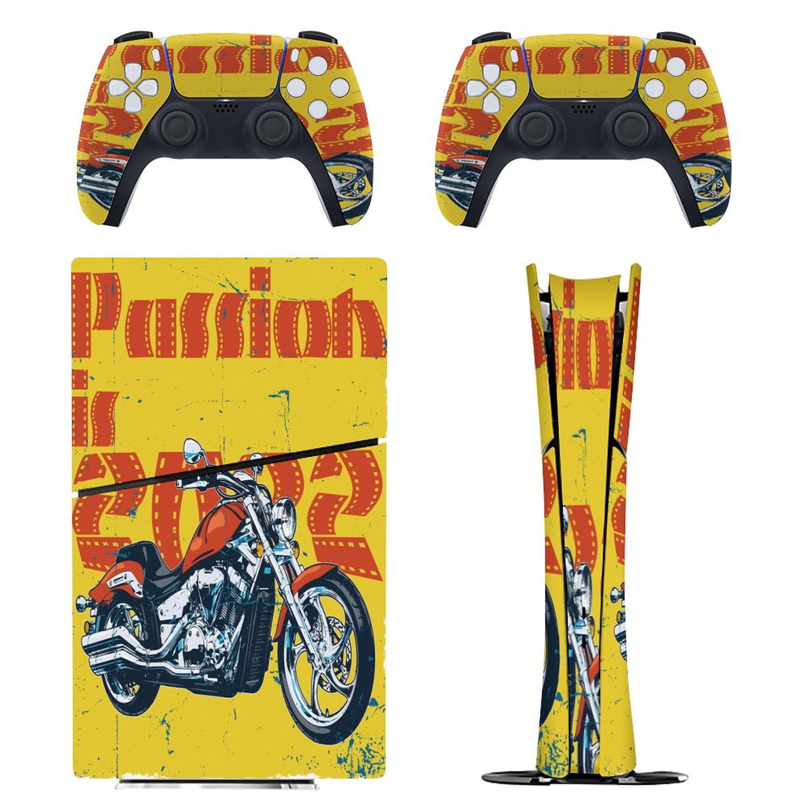 Motorcycle - T-shirt -2020 PS5/PS5 Slim Digital Disc Skin Sticker For ...