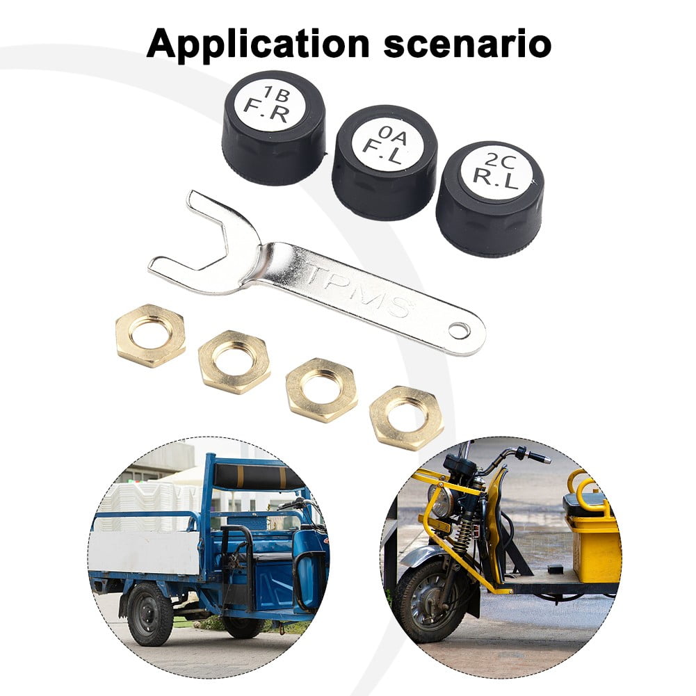 Motorcycle Tpms Bt Tire Pressure Sensor External Tire Pressure Sensors