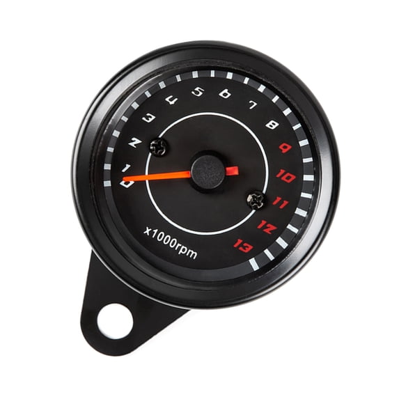 Motorcycle Tachometer Gauge 12V LED Speedometer with Bright Display for ...