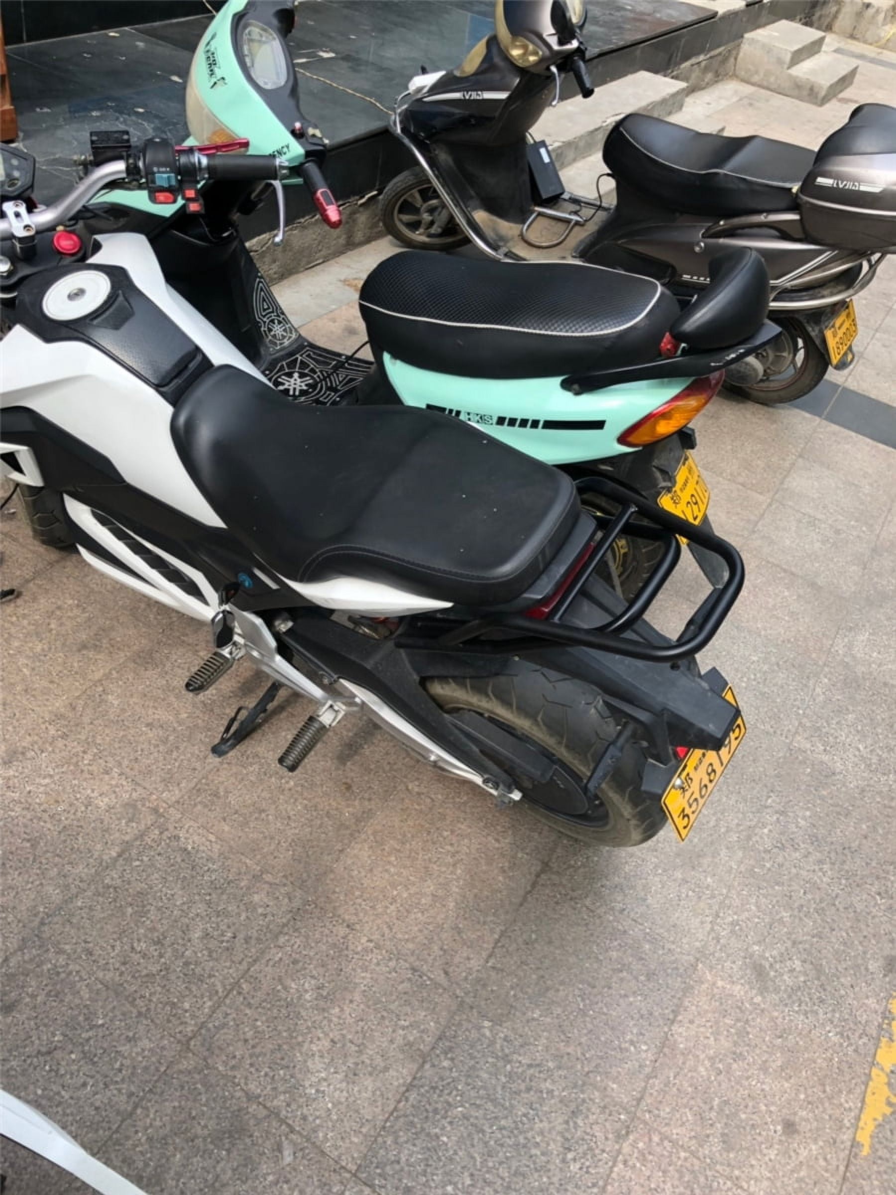 Motorcycle Tail Fin Luggage Rack Strong Structure Metal Rear Shelf ...