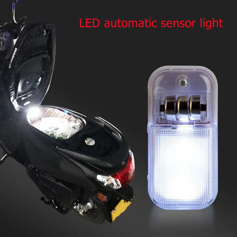 Motorcycle Tail light box anti-collision safety white light - Walmart.com