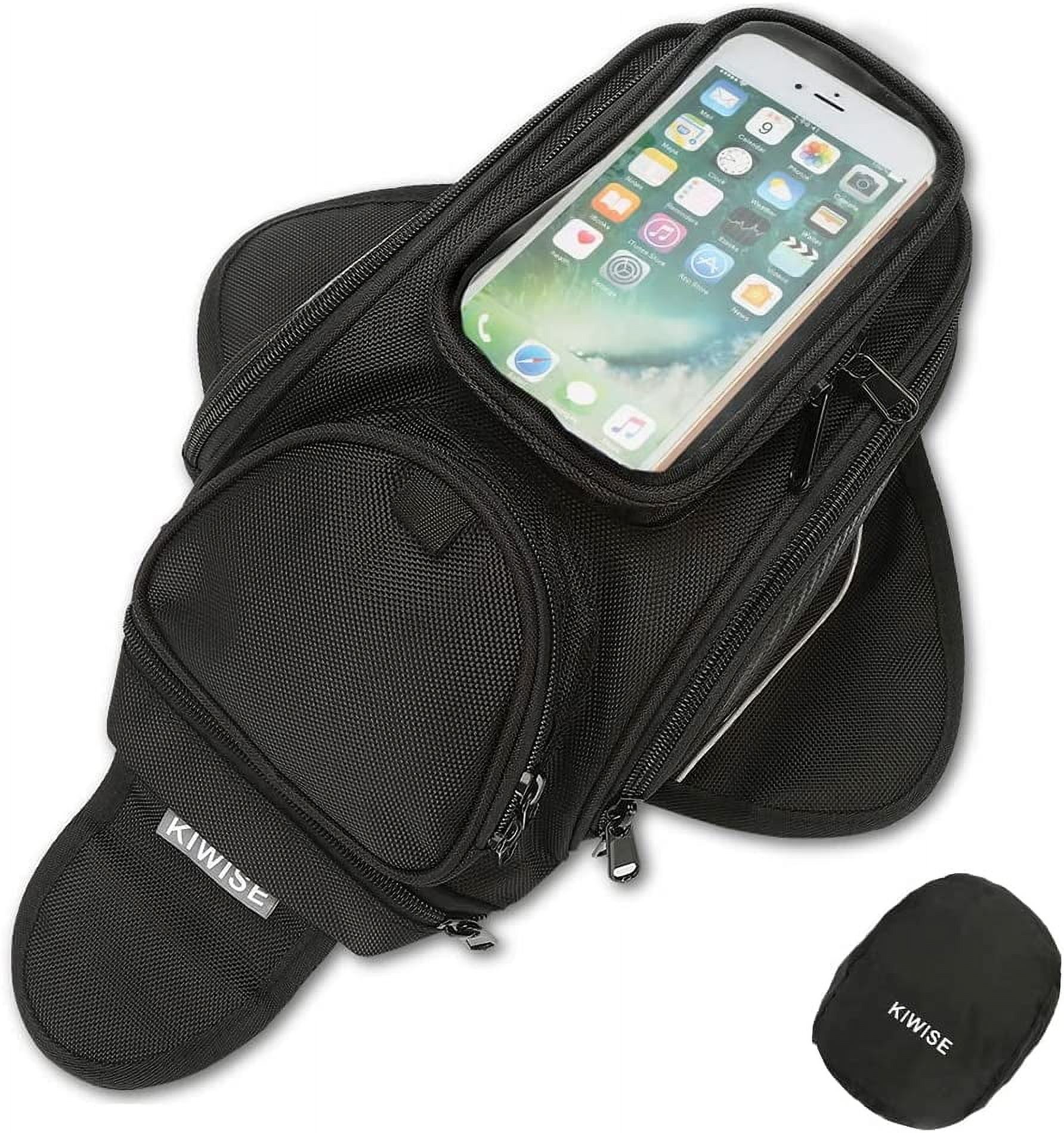 Motorcycle Tank Bag, Water Resistant with Super Strong Magnetic Gas Oil ...