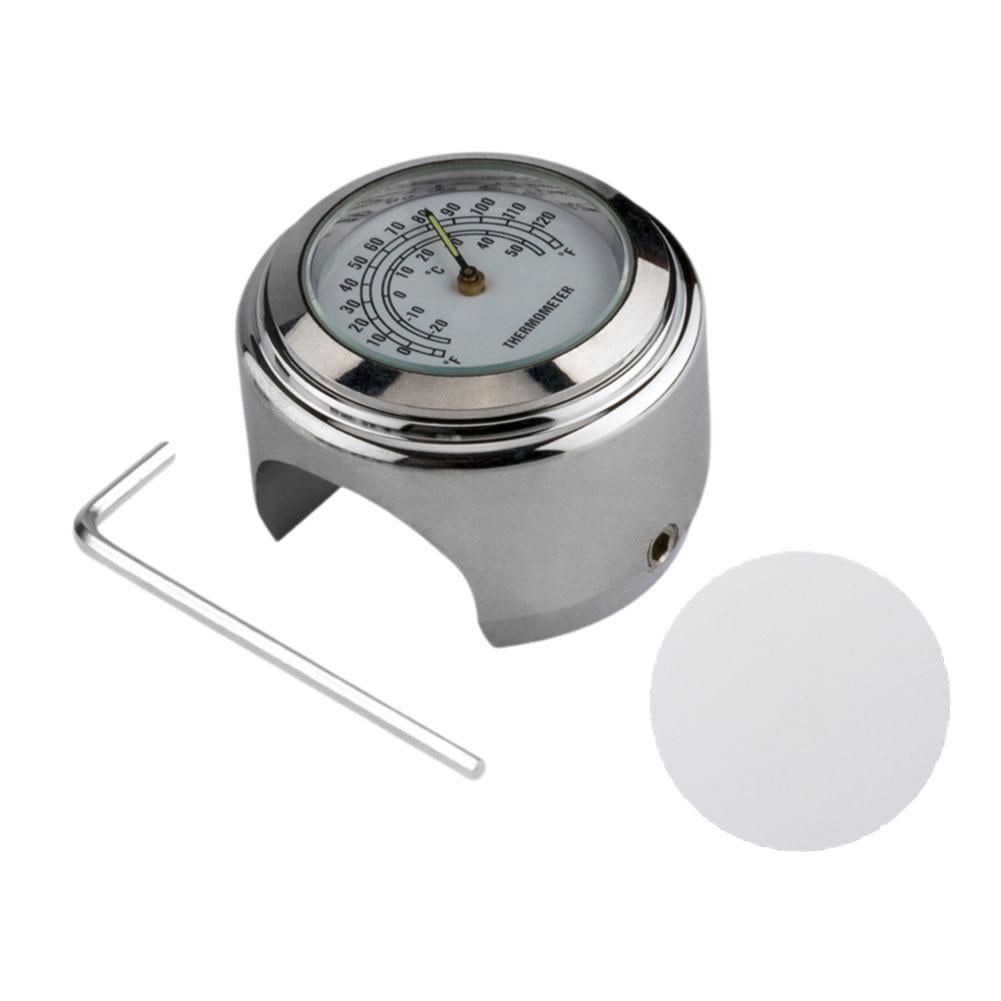 Motorcycle Thermometer,22 to 25mm Motorcycle Handlebar Thermometer ...