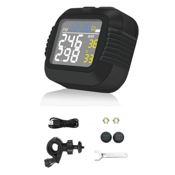Motorcycle Tire Pressure Monitoring System Infrared Sensor with 2 ...