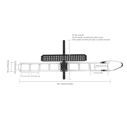Motorcycle Trailer Steel Motorcycle Scooter Dirt Bike Carrier Hauler ...
